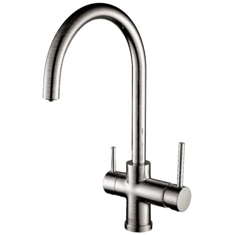 Dual lever kitchen taps