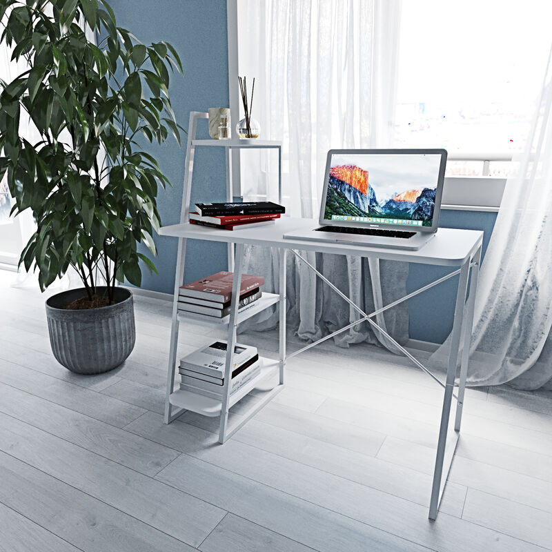 Scrivania Computer Porta Pc Moderna Con Cassetto Da Ufficio Studio ...