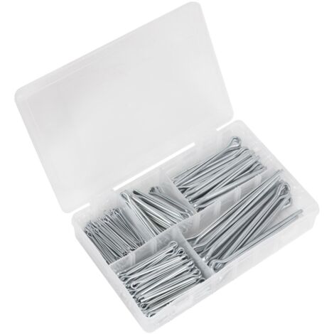 Sealey Split Pin Assortment 555pc Small Sizes Metric & Imperial AB001SP