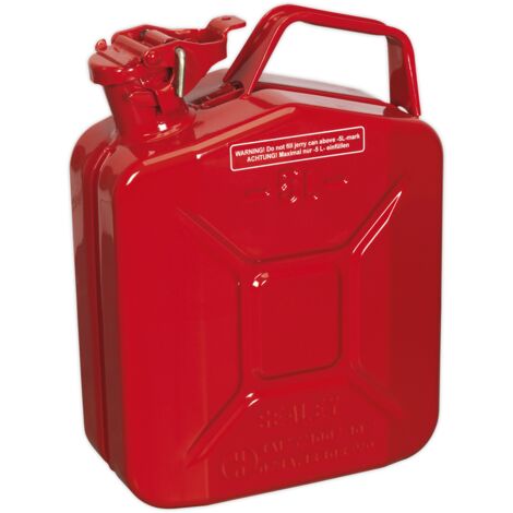 SEALEY JERRY CAN FUEL 20 LITRE 20L METAL PETROL DIESEL 20L ARMY ...