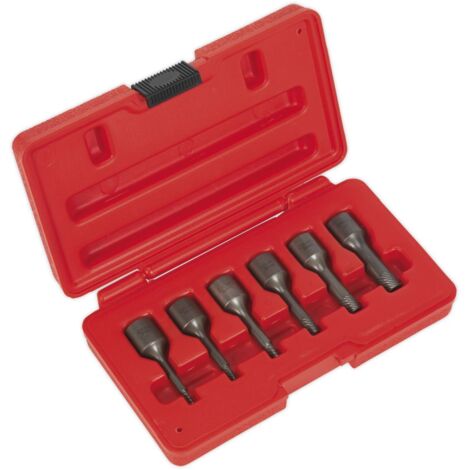 Sealey Spanner Type Bolt Extractor Set 3/8""Sq Drive 11pc AK8184