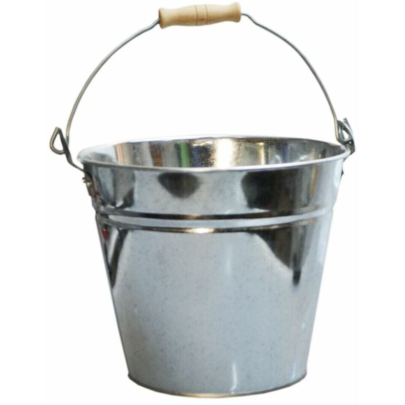 Cilli - Secchio Acciaio Zincato Lt.10 Tipo Pesante Per Pozzo Giardino ...