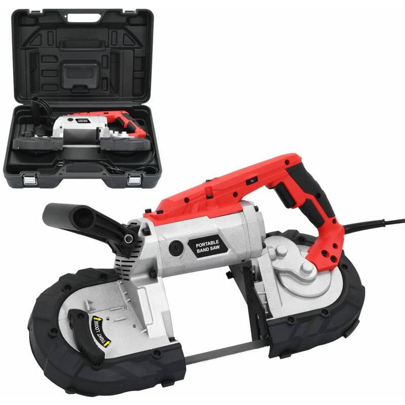 Sega a Nastro con Custodia Portatile in Acciaio