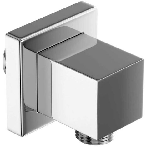 Milano Mirage Wall Mounted Round Bathroom Outlet Elbow for Hand Shower ...