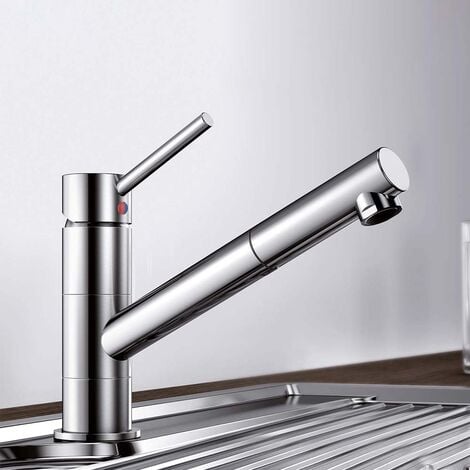 Single lever kitchen taps