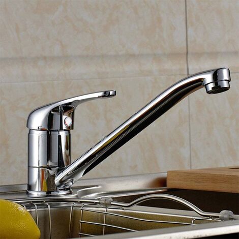 Single lever kitchen taps