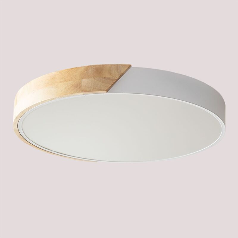 sklum plafoniera led rettangolare in legno e metal | Sklum plafoniera ...