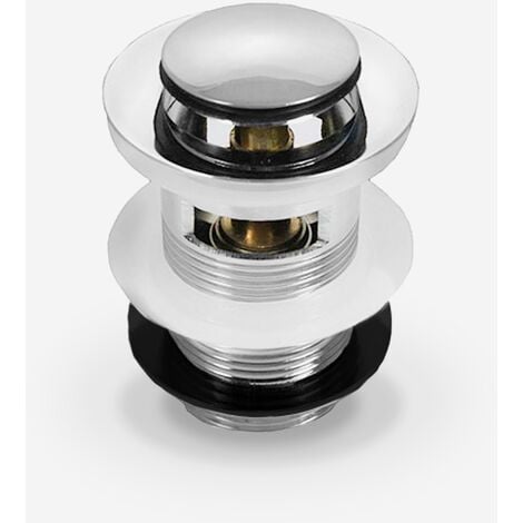 Slotted Sprung Basin Waste Chrome