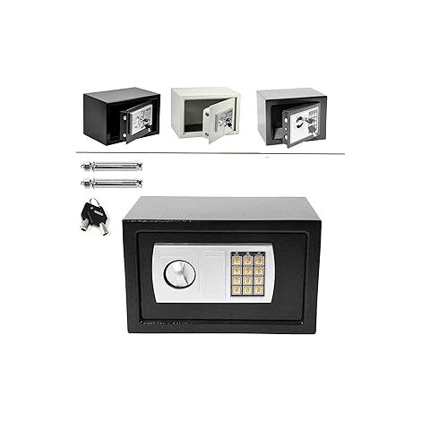 4.6L DIGITAL STEEL SAFE ELECTRONIC SECURITY HOME OFFICE MONEY CASH ...