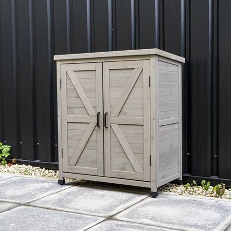 Outdoor storage cabinets