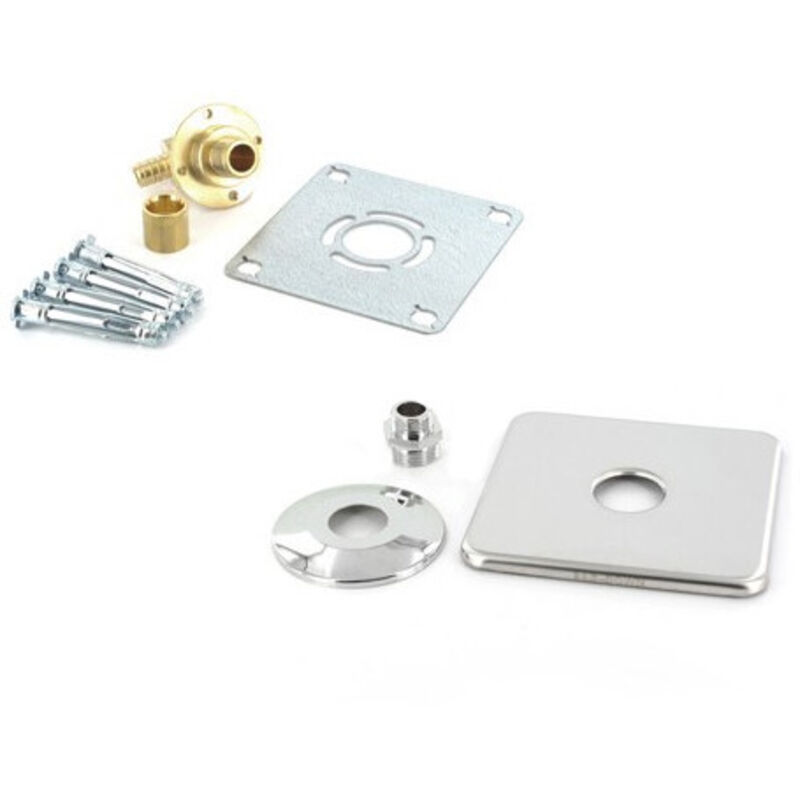 Sortie de cloison ROBIFIX WC ou Lave-Main + Plaque de finition - PER ...