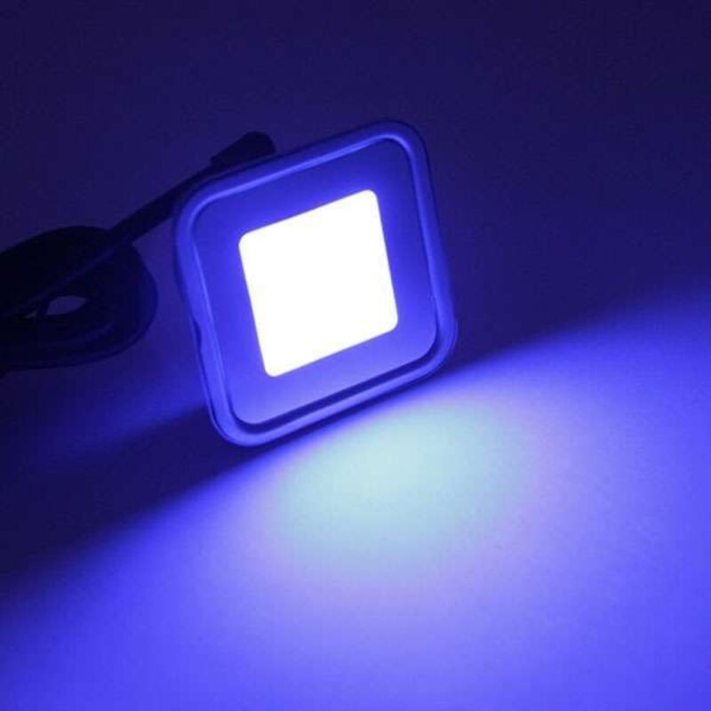 Spot LED encastrable RGB carré ultra-plat | RGB - multicolore - SP-C09