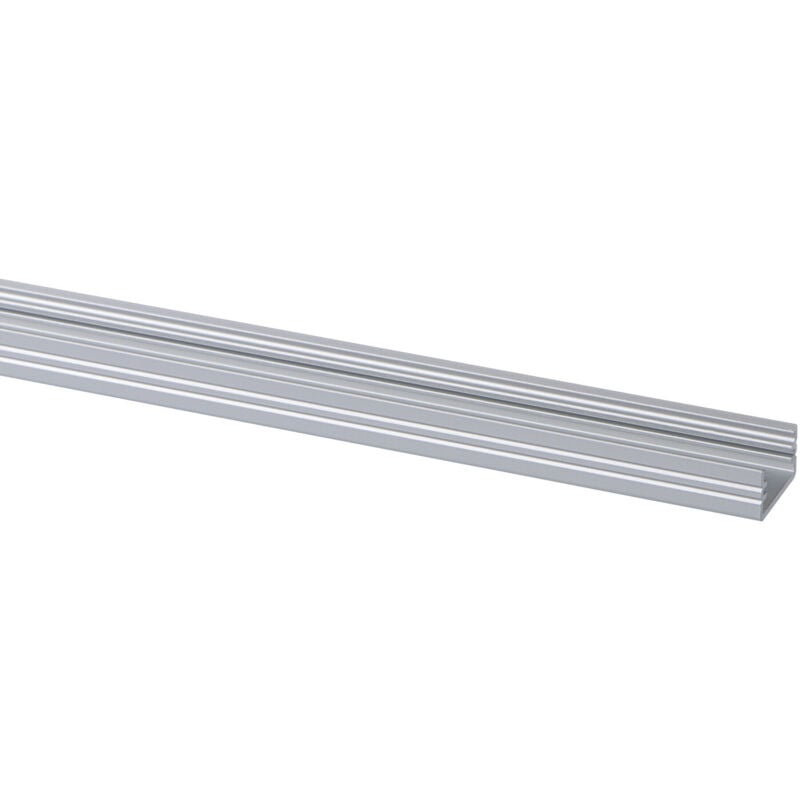 supporto profilo per striscia led schermo trasparente 1 mt CE grigio ...