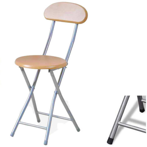 Tabouret pliant bois
