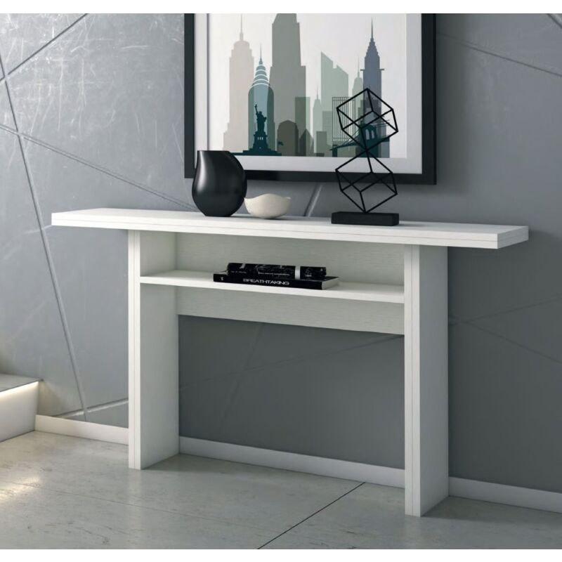 Tavolo consolle apribile SPIDER finitura bianco - TERRA EL 530