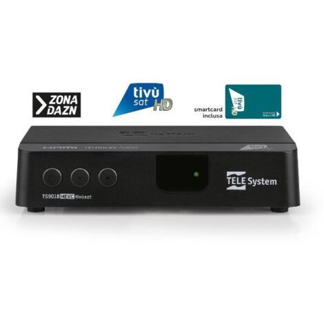 TELE System 58010100 TV Set-Top-Box Satellit Schwarz