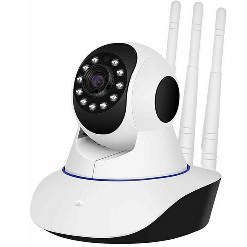 TELECAMERA IP CAM WIRELESS MOTORIZZATA SMART CAMERA WI-FI TRIPLA ...