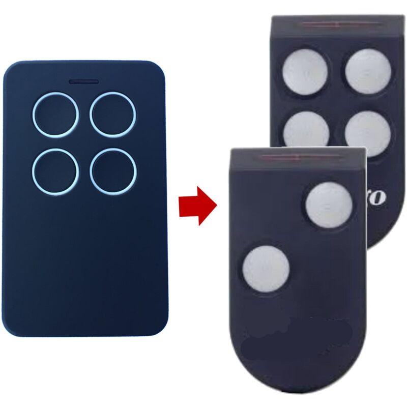 TELECOMANDO CANCELLO COMPATIBILE CON GENIUS AMIGO JA332 868 MHZ ROLLING ...