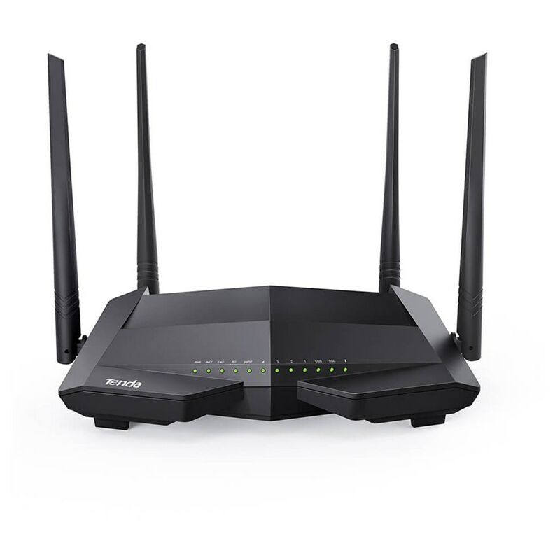 Tenda Ac1200 Dual-Band Wi-Fi Vdsl2 Modem Router V1200 Black | Tenda | US