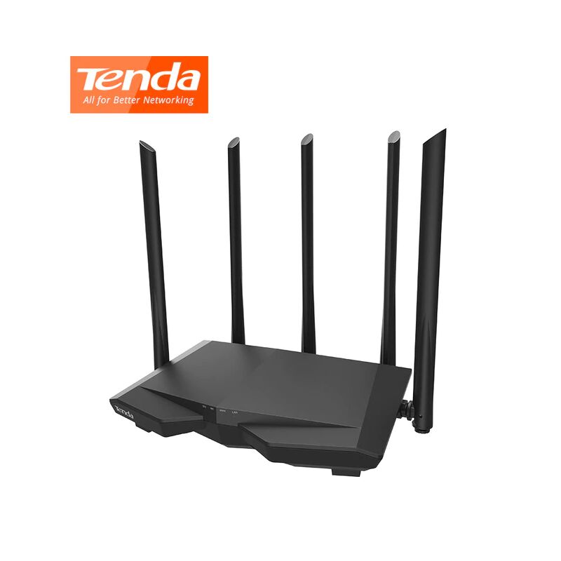 Tenda Ac1200 Dual-Band Wi-Fi Vdsl2 Modem Router V1200 Black | Tenda | US