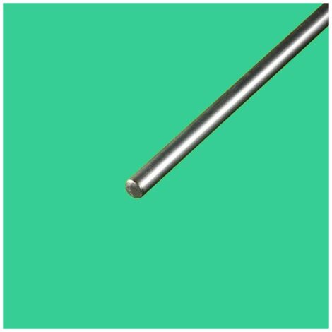 Tige fer rond inox 10 mm Longueur en metre - 1 metre