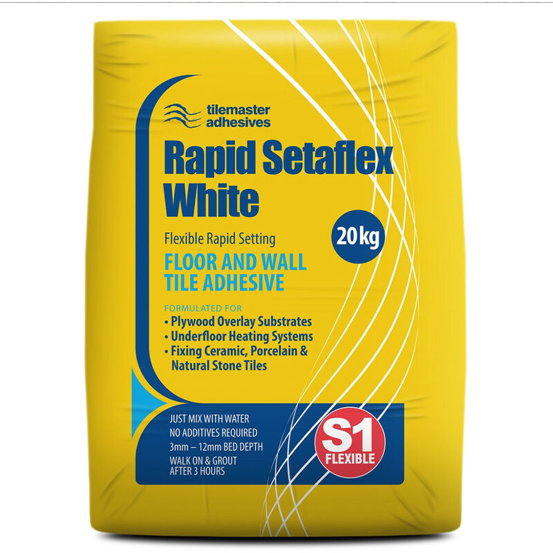Set Rapid Spf Flexible Tile Adhesive 20Kg Grey - - Weber | Weber | BR