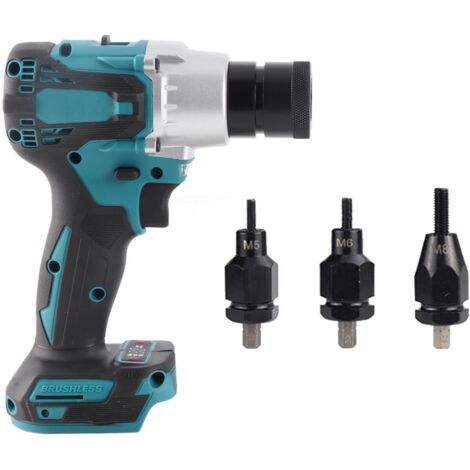 ONEVAN Riveteuse électrique avec 2 batterie et chargeur,Brushless ...