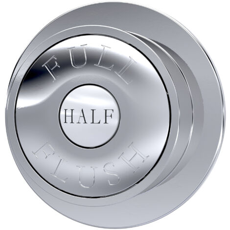Black Dual Flush Push Button for Concealed Cable WC Cisterns