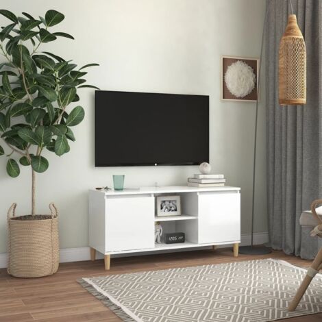 Corona Solid Pine TV Unit 2 Door 1 Shelf Cabinet Stand Storage Unit