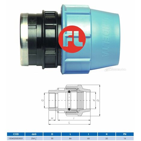 Raccordi polietilene