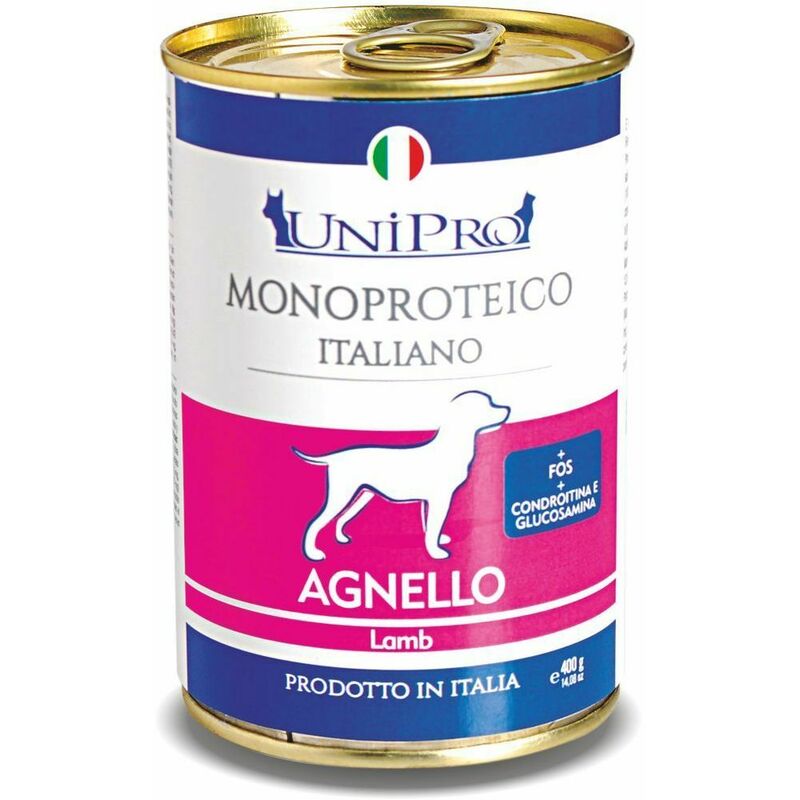 Cane Solo Monoproteico 400Gr Agnello - Unipro | UNIPRO | US