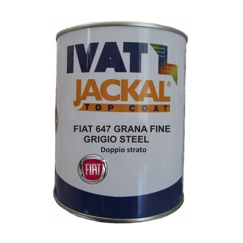 Vernice acrilica fiat 647 ivat colore grigio steel metallizzato doppio ...