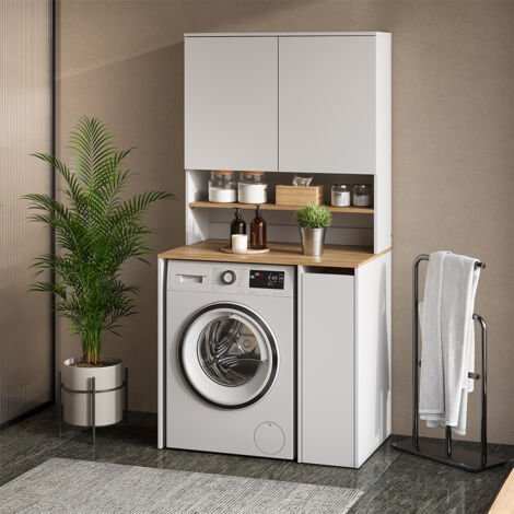 Aqualine Altair - Meuble pour lavabo 60x78x45 cm, 2 tiroirs, chêne ...