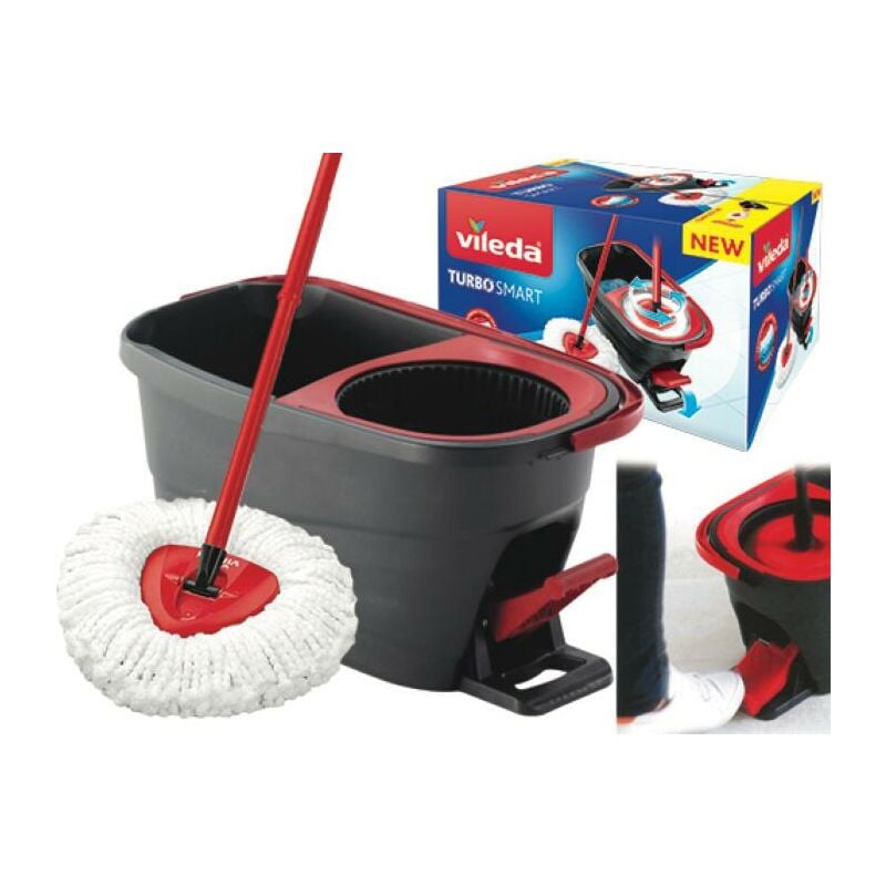 vileda turbo smart mocio secchio con pedale e stri | Vileda turbo smart ...