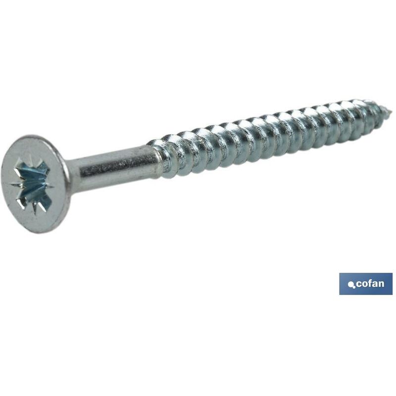 Vite Filettatura Legno | Pozidriv Din Zincato 7505A | Varie Misure ...