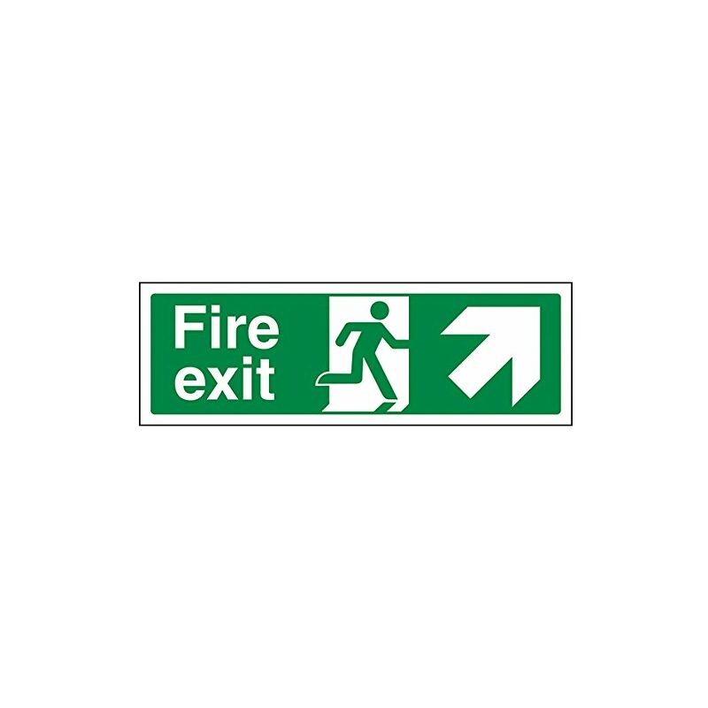 V Safety 14026 Ax-R Fire Exit Sign, Nhs Fire Exit Freccia A Sinistra ...