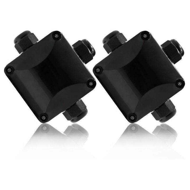 Waterproof Junction Box Junction Box IP68 Junction Box Black Terminal ...