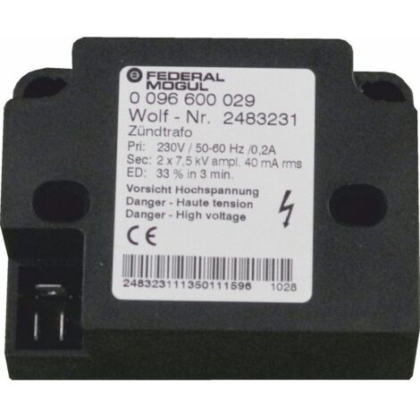 Zündtransformatoren und Kabel für Heizkessel