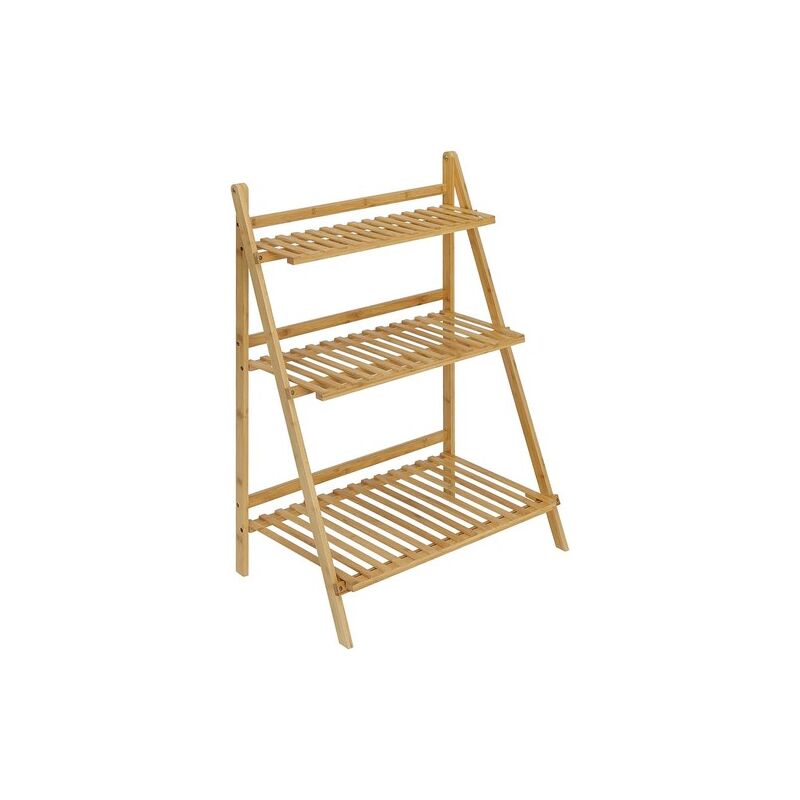 Scaffale Portafiori A 3 Ripiani Fioriera Porta Piante E Vasi Da Esterno ...