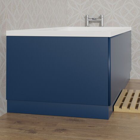Aquariss Gloss White Wood MDF Shower Bath Panel 800mm End Panel