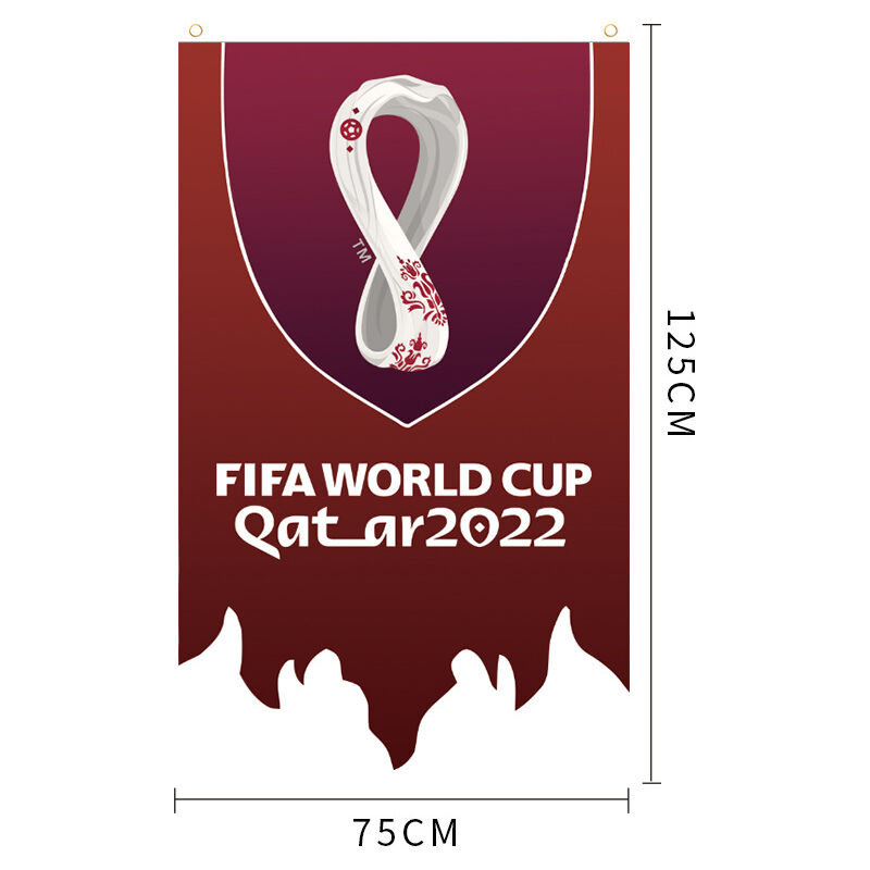 World Cup Wall Chart 2022 Qatar - 2022 Soccer Logo Outdoor Flag 75 ...